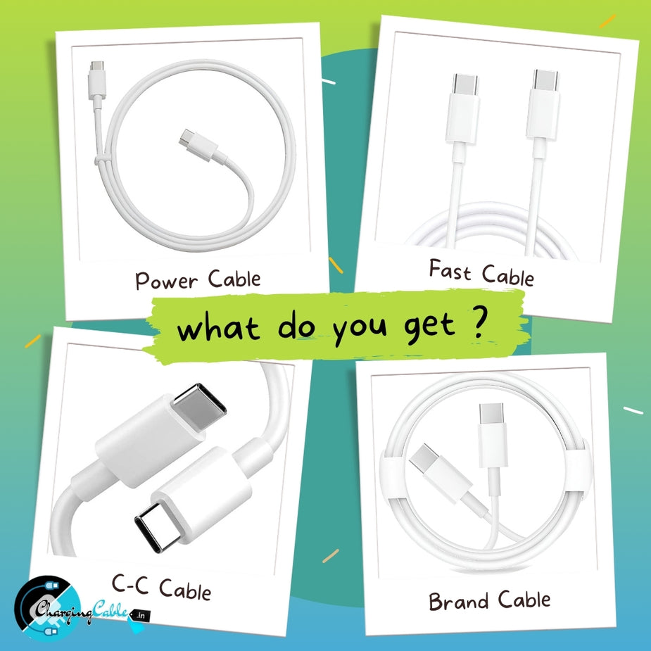 Google Pixel 30W USB-C to USB-C Cable (Only Cable) – chargingcable.in