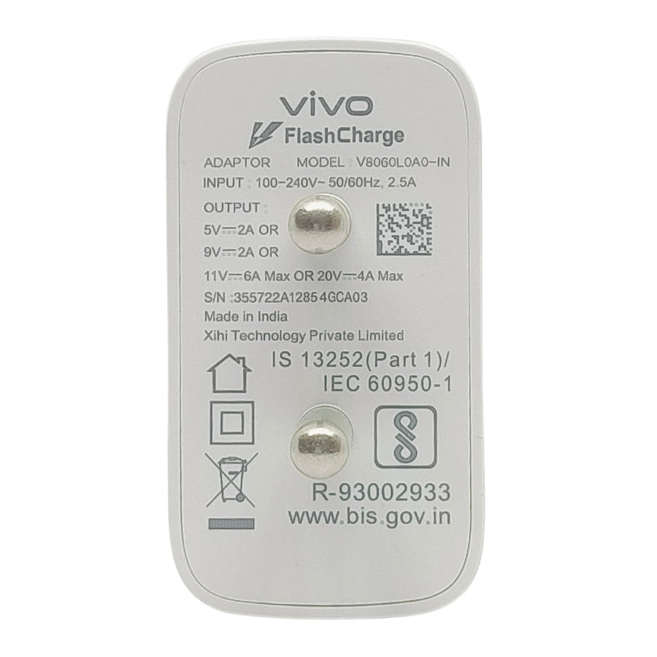 Buy iQOO Neo 6 SE 5G Support FlashCharge 80W Fast Mobile Charger With ...